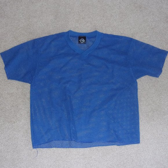 Locker Tops | Shirts | Vintage Mens Mesh Half Shirt Size Large 4244 ...